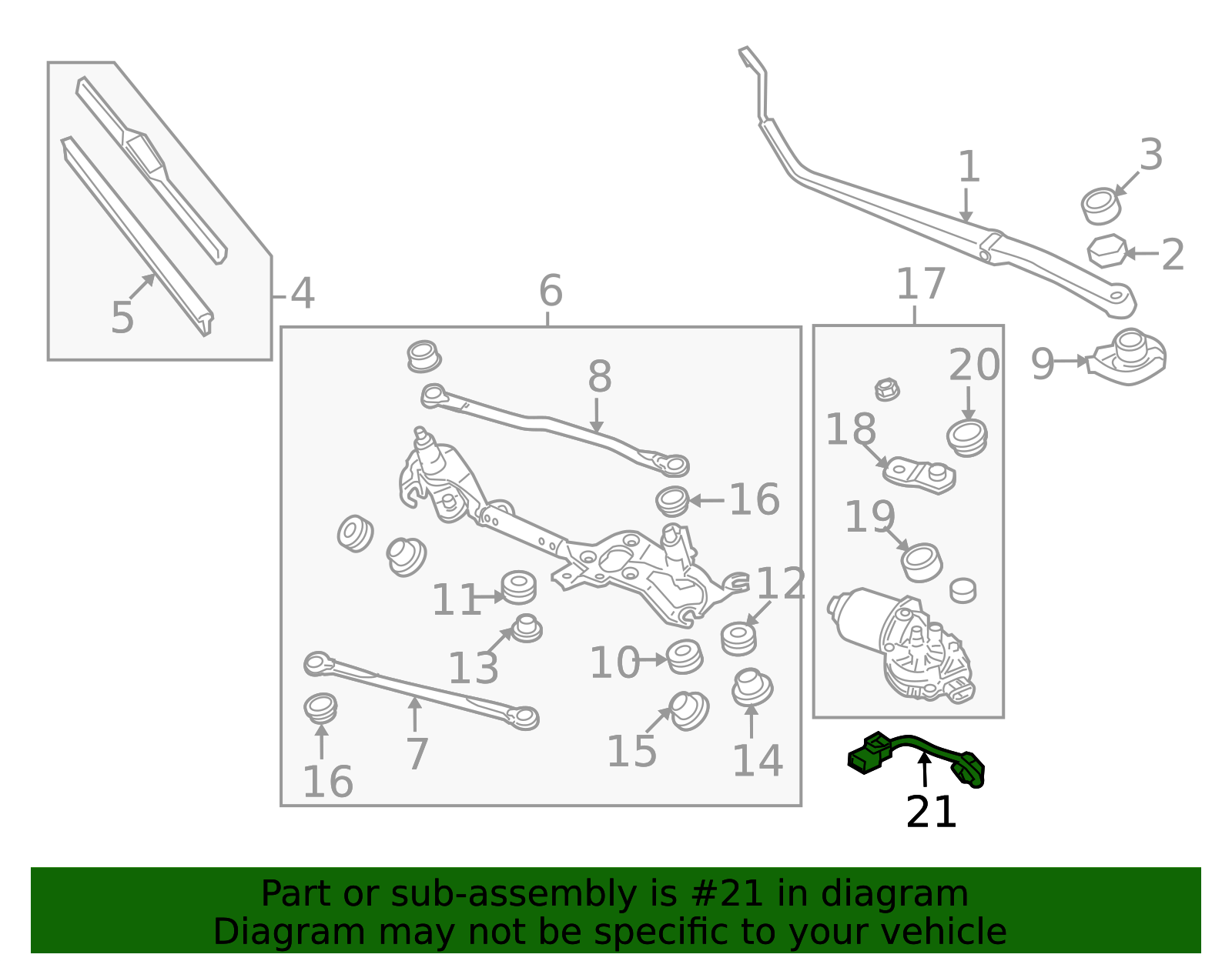 76510-TM8-A01 - High-Quality Windshield Wiper Motor Connector for 2010 ...