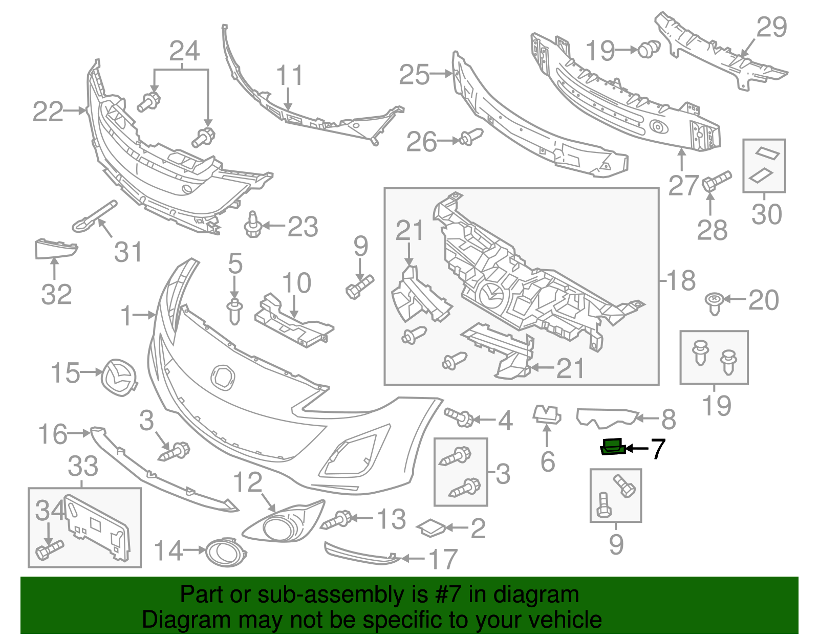 2010-2013 Mazda 3 Outer Bracket BBM4-50-151A | OEM Parts Online