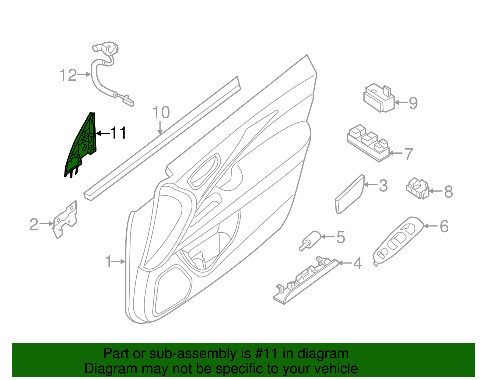 2013-2020 Nissan Pathfinder Inner Cover 80292-3KA0A | Nissan RVA