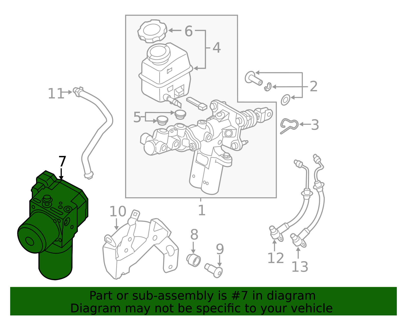 Genuine Hydraulic Unit for 2012-2015 Hyundai Sonata | Part# 58620-4R001 ...