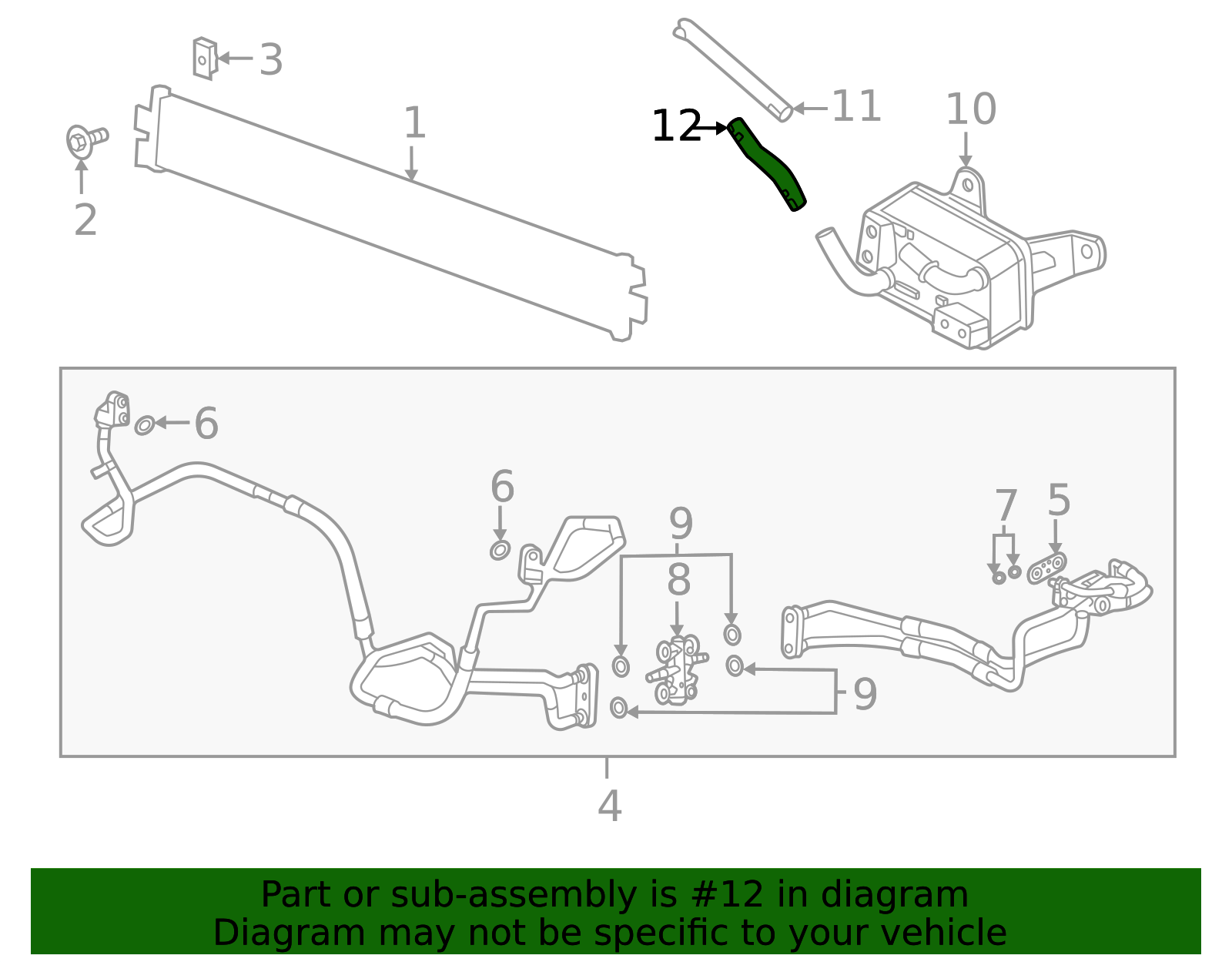 2020-2024 GM Automatic Transmission Fluid Cooling/Heat Exchanger Outlet ...