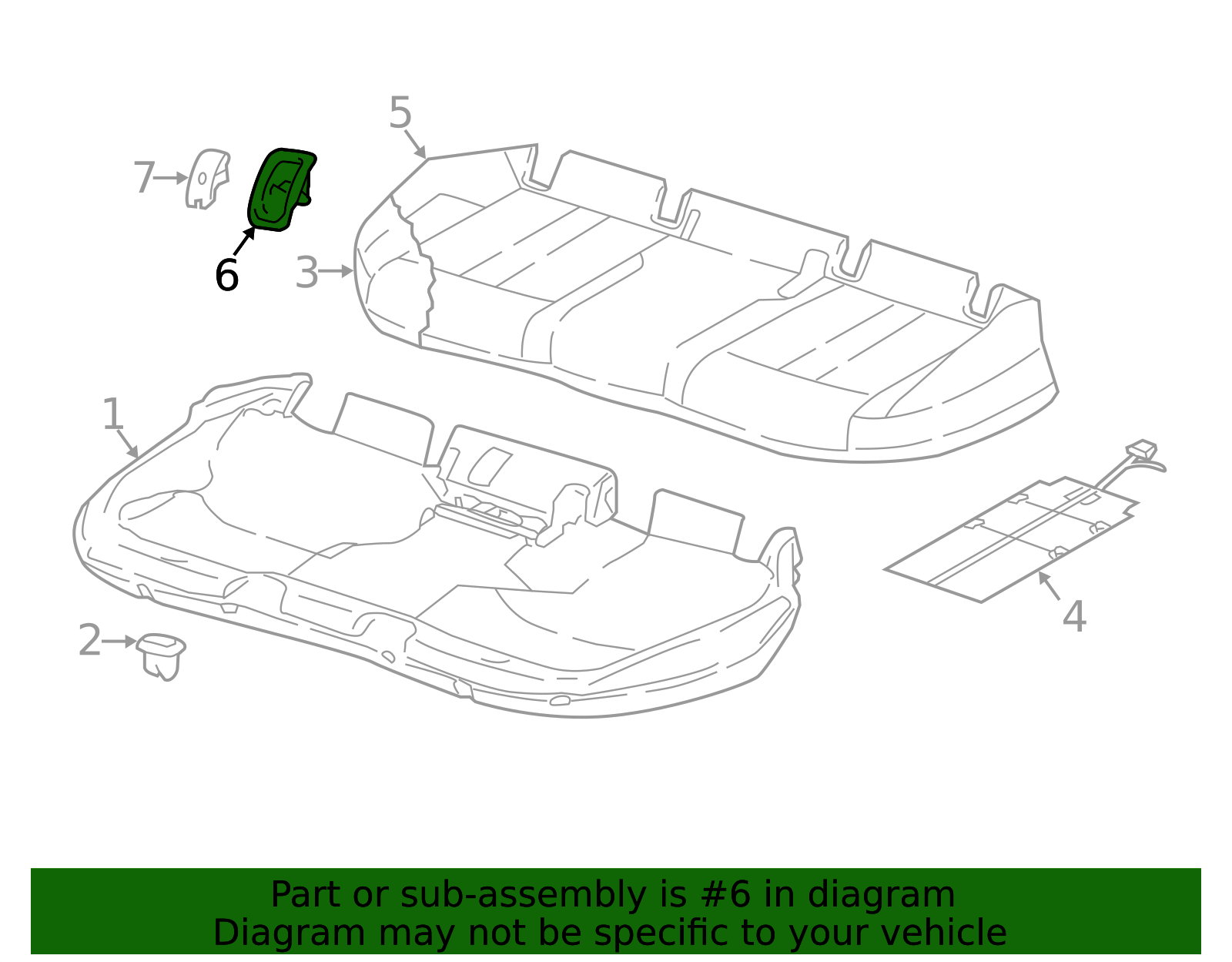 2017-2025 Audi Child Seat Bracket 8W0-887-233-A-4PK | Genuine Audi Parts