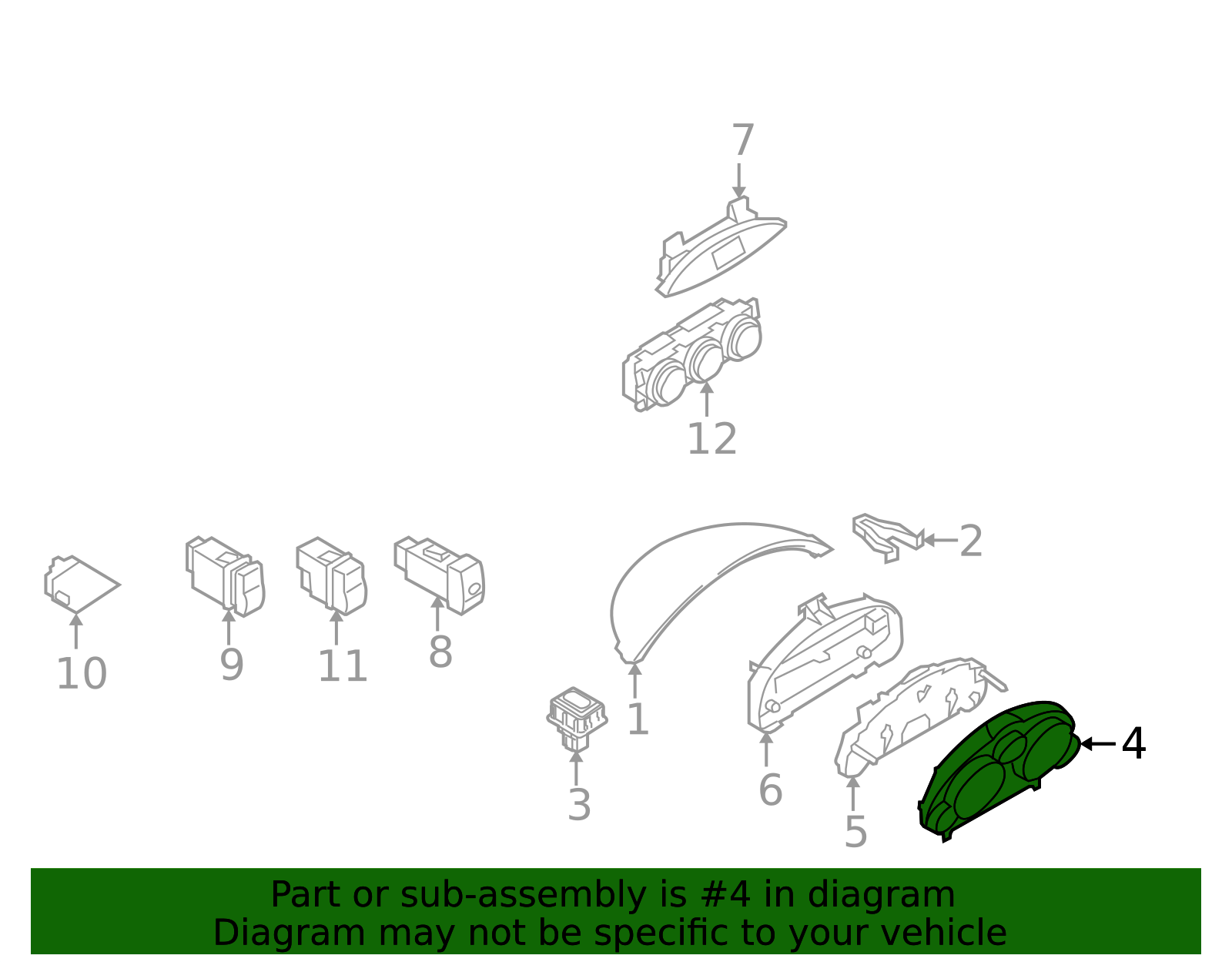 2006-2015 Mazda MX-5 Miata Instrument Panel Lens NE55-55-446 | OEM ...