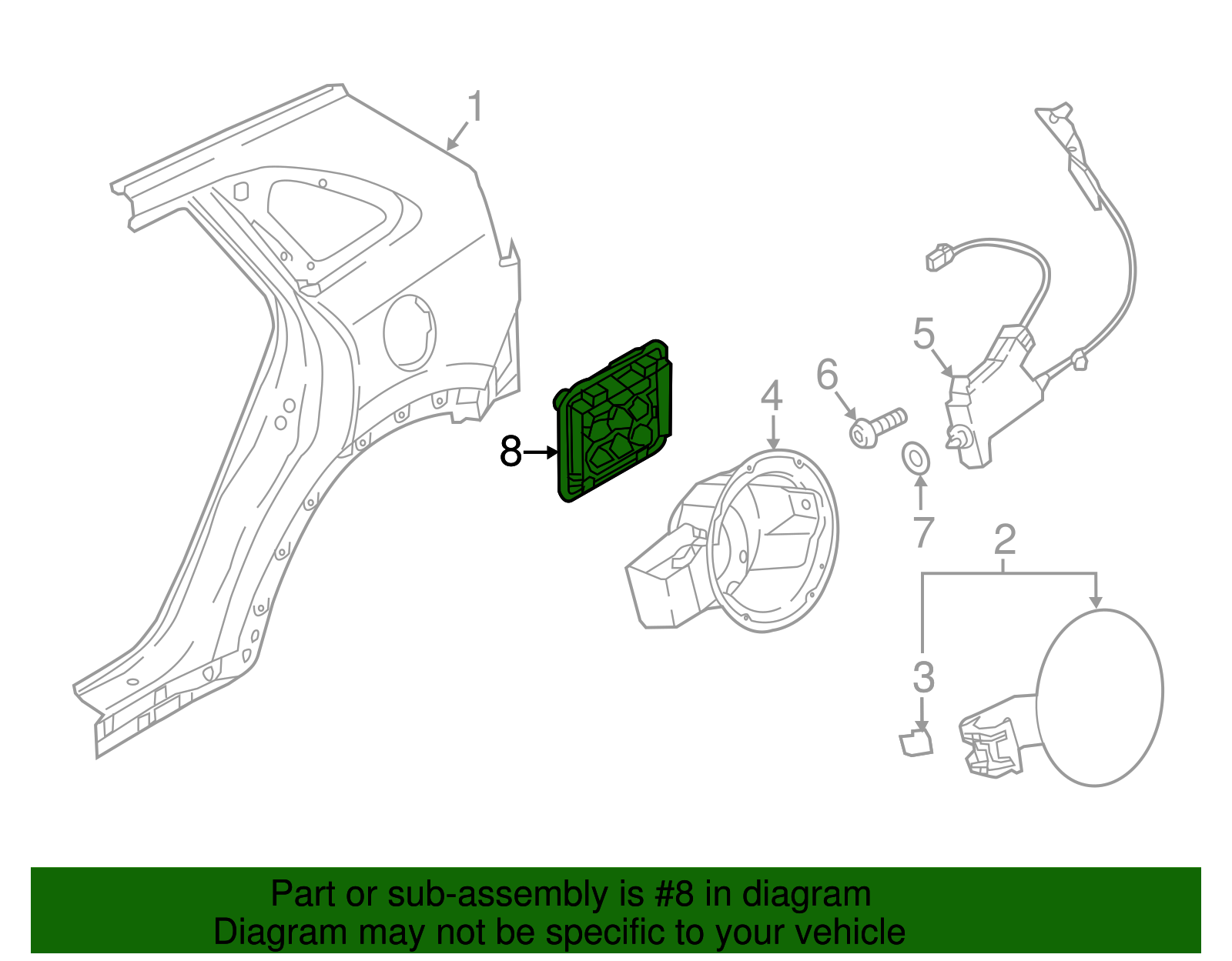 97510-D3000 - Pressure Vent 2017-2022 Kia | Kia.Parts Store