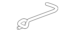 1J0-122-157-FE - HVAC Heater Hose 2004-2006 Volkswagen | Wolfsburg ...