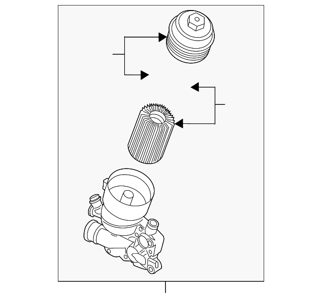 059-115-389-P - Oil Filter Housing 2013-2016 Volkswagen Touareg ...