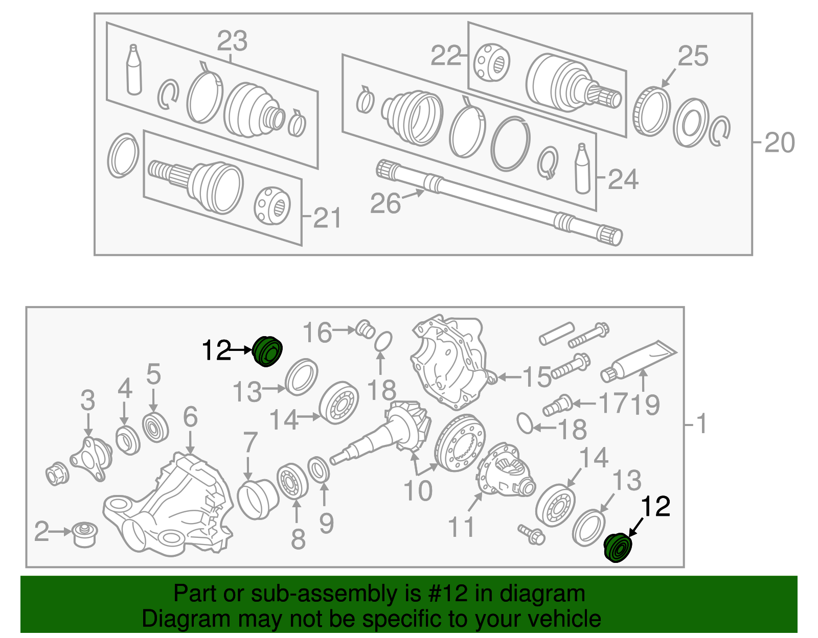 2011-2019 Infiniti Axle Seal 38342-1LB0A | Faulkner Infiniti of Willow ...