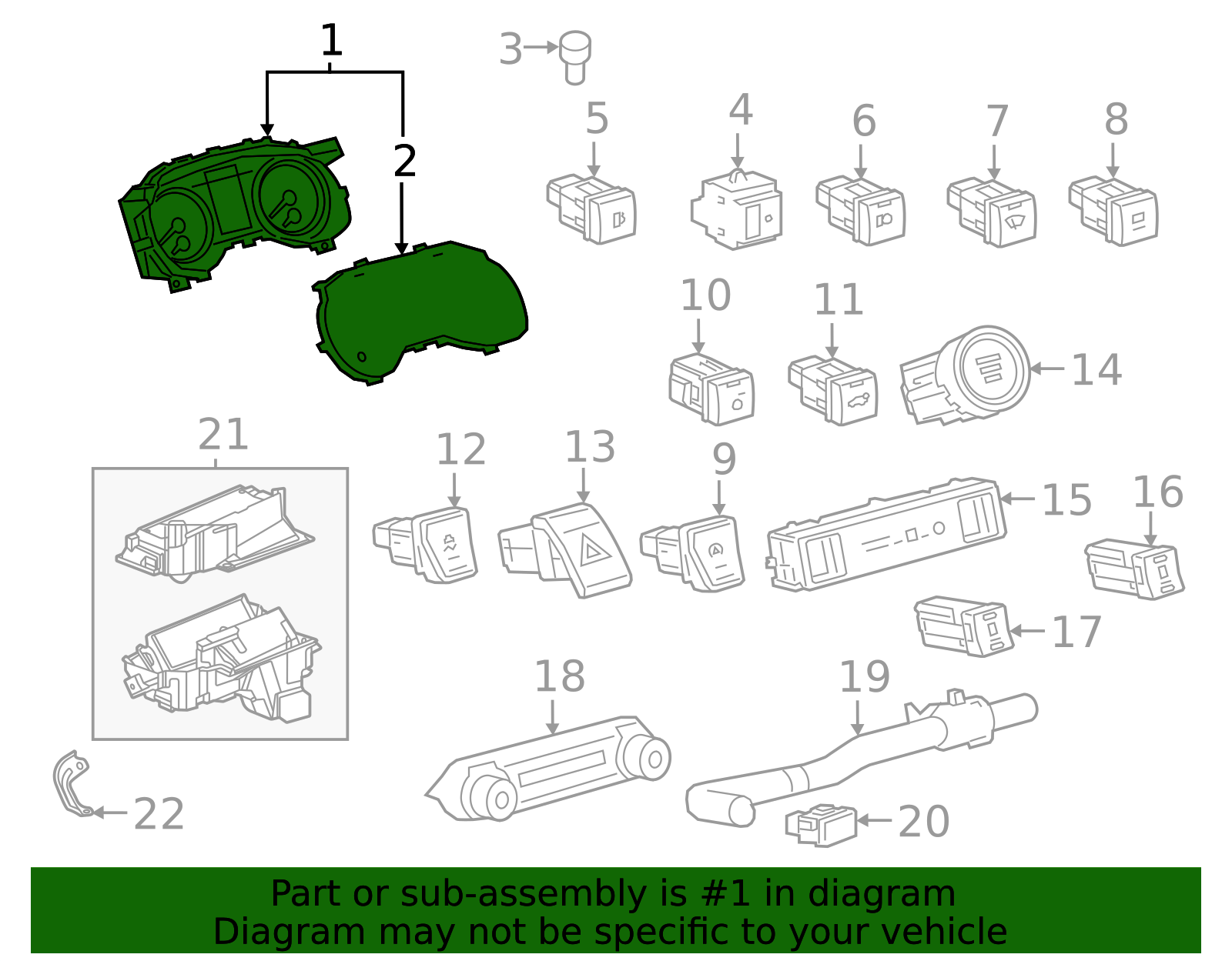83800-42N80 - 2021-2022 Toyota RAV4 Prime - Instrument Cluster | Nucar ...