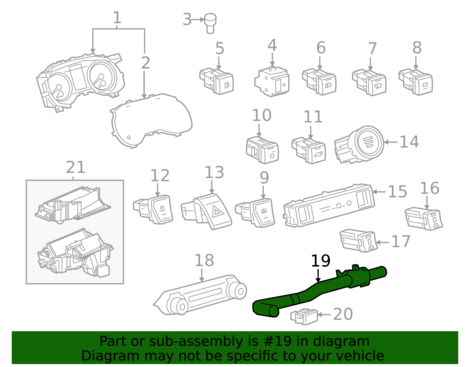 2019-2025 Toyota 2019-2024 Toyota - Aspirator 87201-0R050 | Sparks Parts