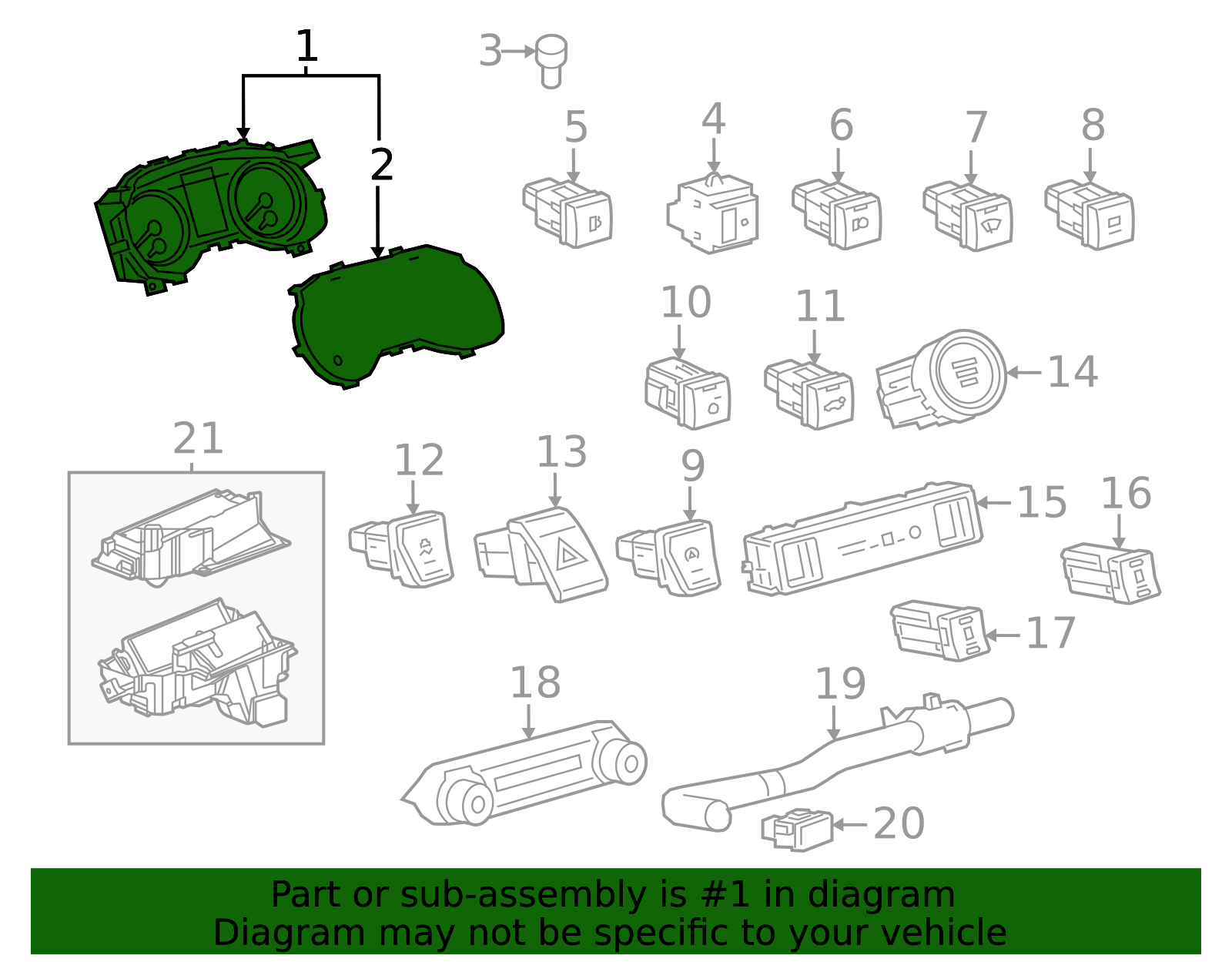 2025 Toyota RAV4 Cluster Assembly 83800-4AB42 | American Toyota Parts
