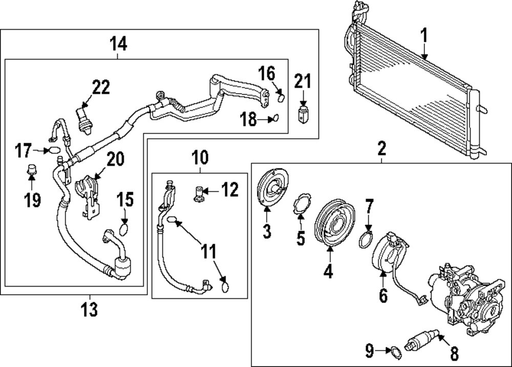 97606-Q5750 - Condenser 2023-2025 Kia Seltos | Kia.Parts Store