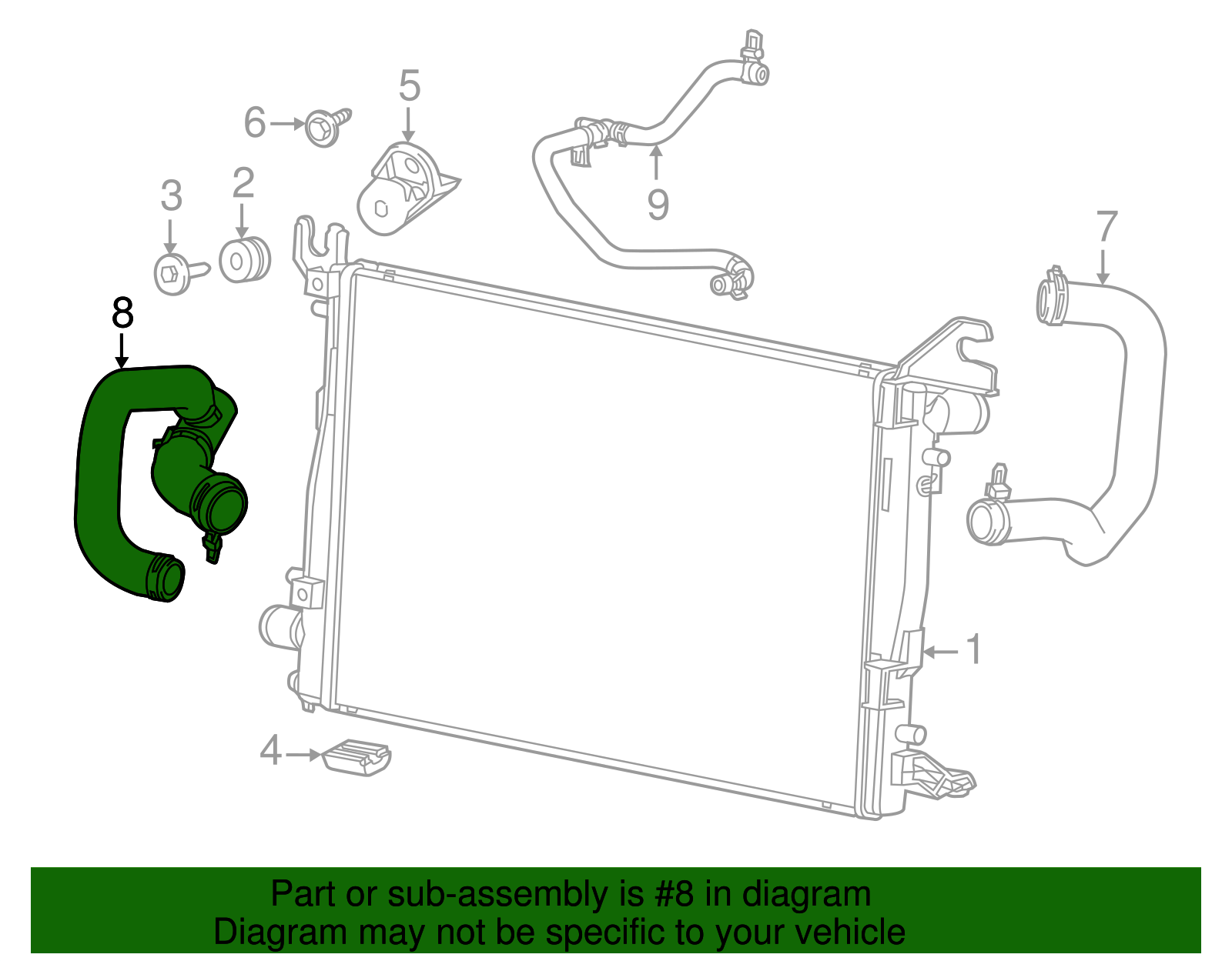 2013-2015 Ram Hose 68166470AF | Mopar Parts Canada