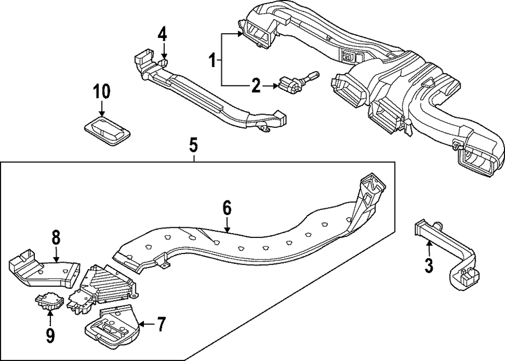 97154-CV000 - HVAC Floor Mode Door Actuator 2022-2024 Kia EV6 | Kia ...