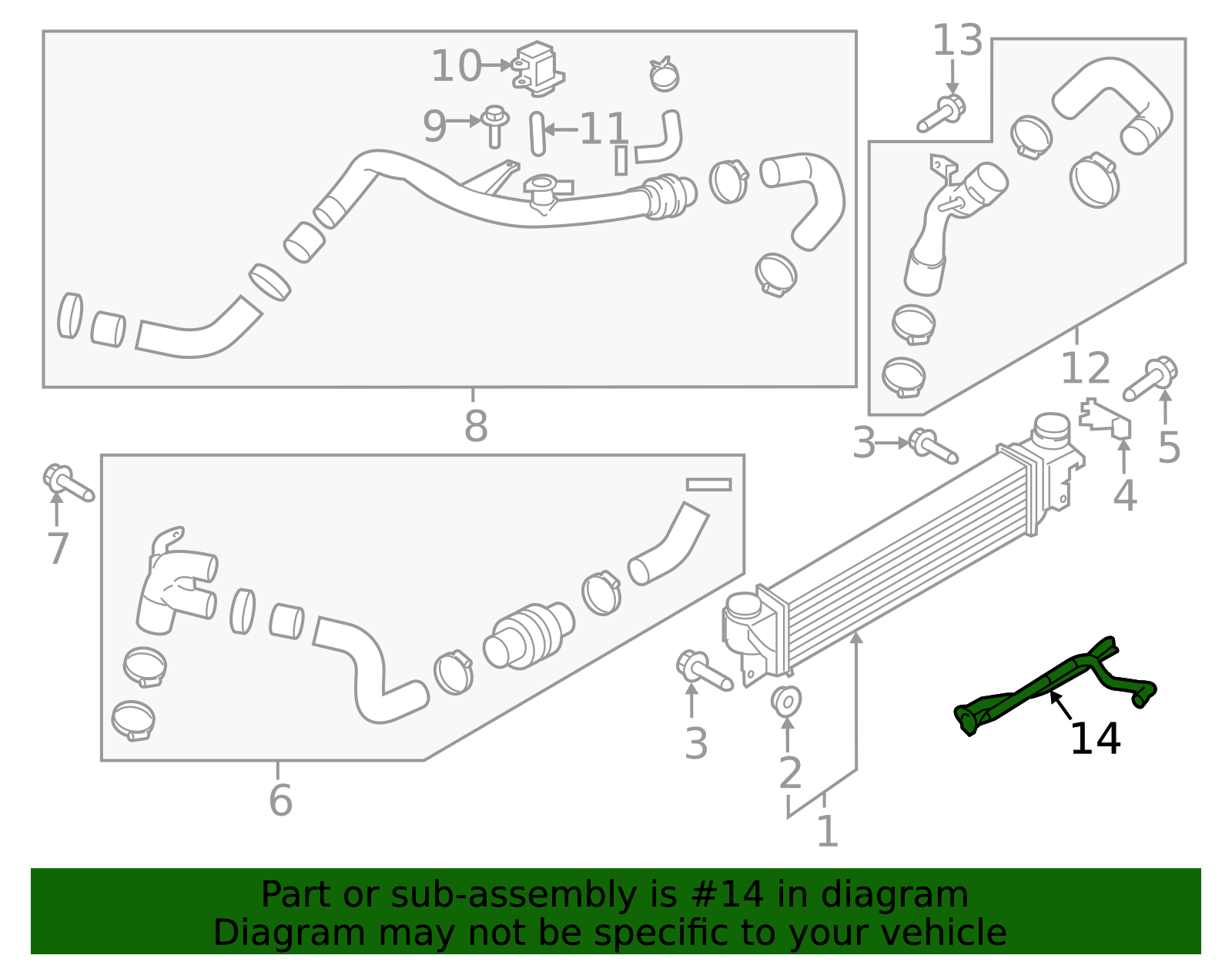 F2GZ-9G271-A - Connector Tube 2015-2024 Ford | Big 3 Auto Parts