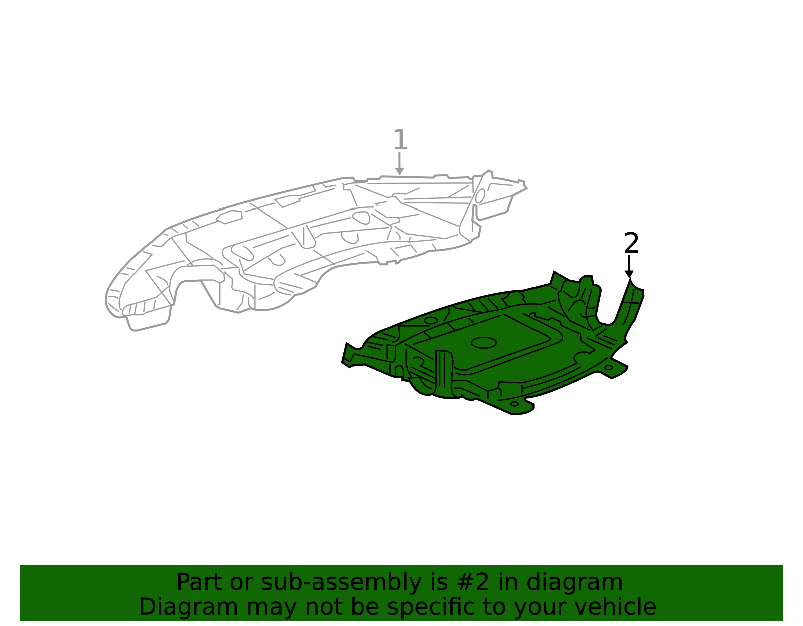 2015-2023 Chrysler 300 Rear Shield 68214817AA | Mopar Parts Canada