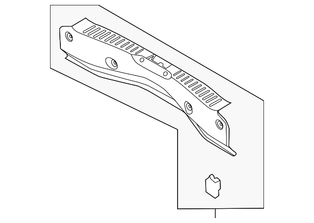 2012-2018 Ford Focus | Rear Panel Trim | CV6Z-5840374-AA | Walls' Ford ...