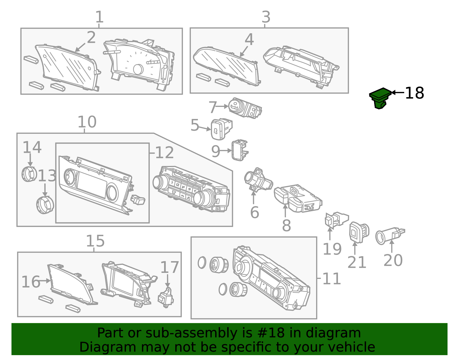 39860-TR0-A01 - 2012 Honda Civic - Sensor Assembly Auto Light | Genuine ...
