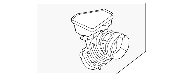 2021 Nissan Rogue Intake Duct 16576-6RA0A | Scott Evans Nissan Parts
