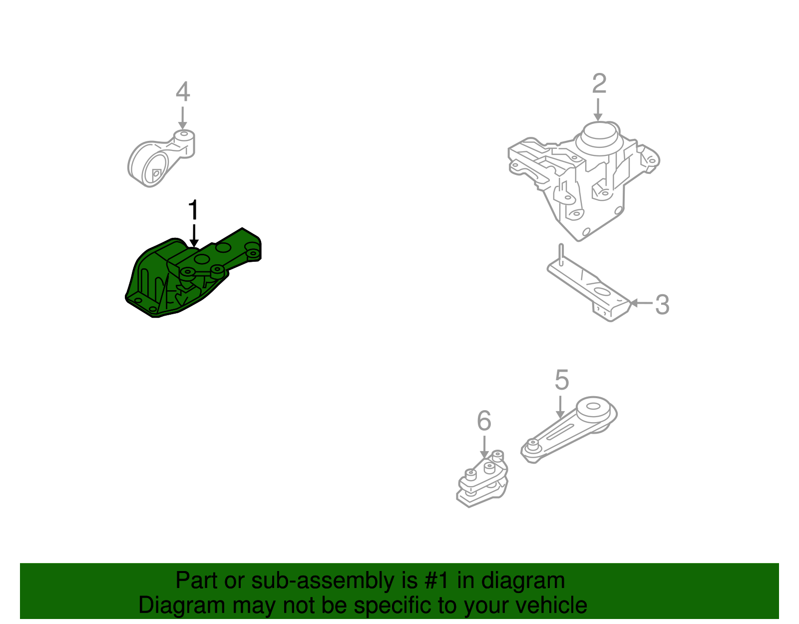 2007-2015 Nissan Side Mount - Passenger Side (RH) 11210-ET80A ...