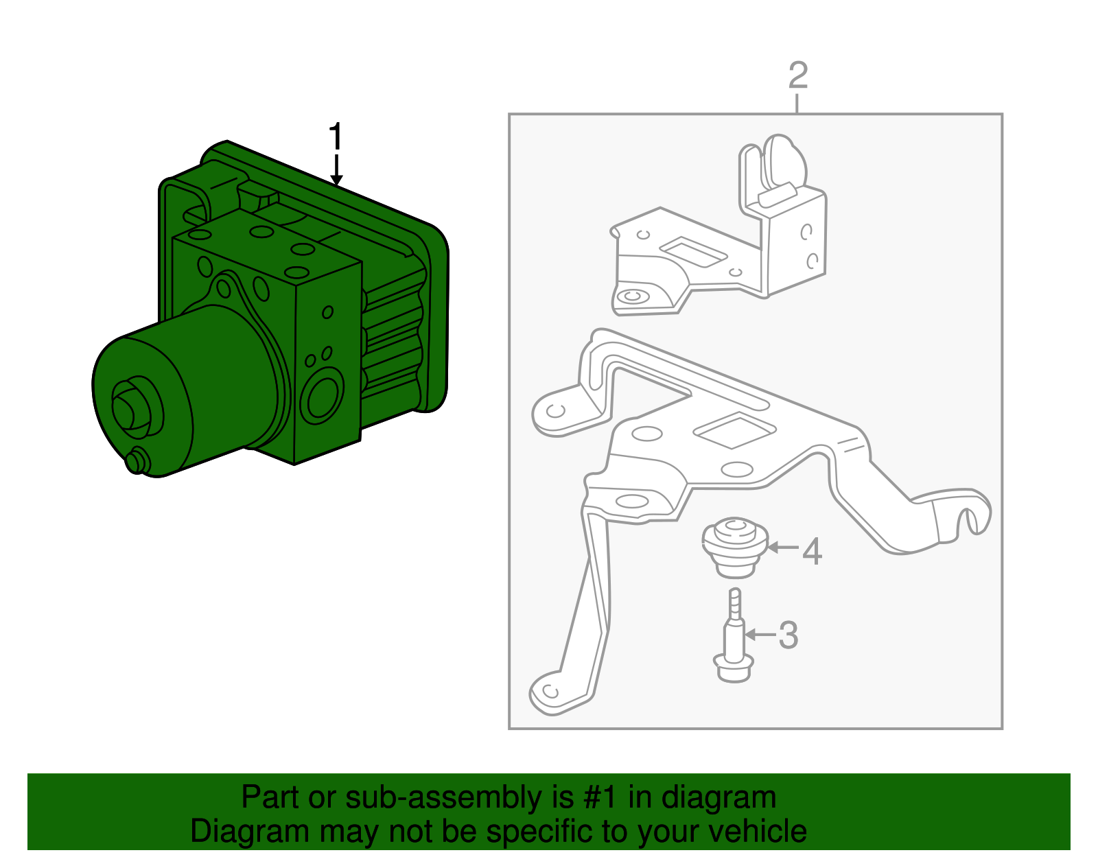 Genuine OEM Honda Modulator Valve Part# 57110-SCV-B32 Fits 2009 Honda ...