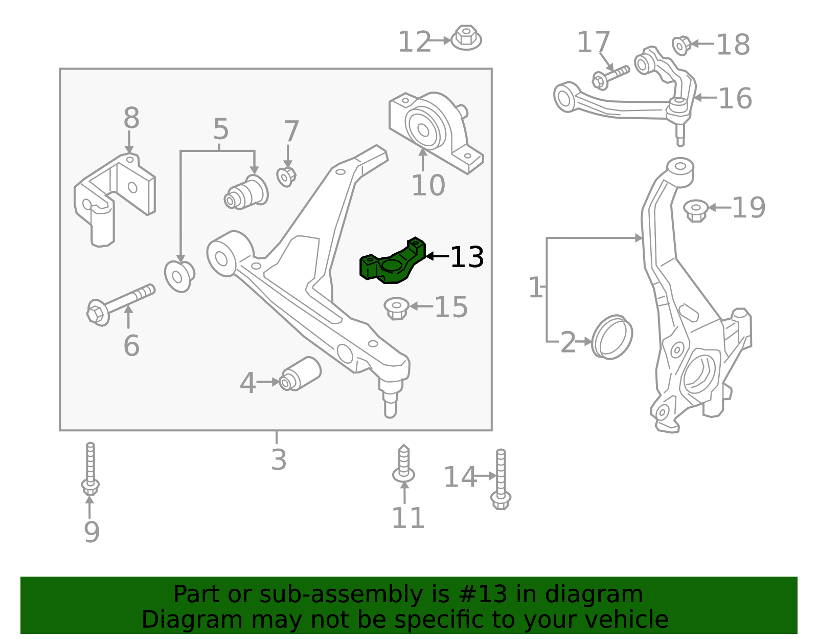 2016-2025 Volvo Outer Bracket 31681644 | TascaParts.com