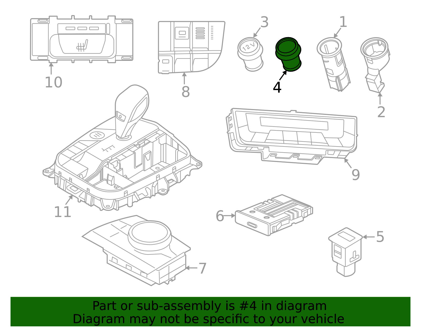 2019-2025 BMW 2019-2024 BMW - Lighter 61-34-9-392-054 | BMW Parts Wholesale