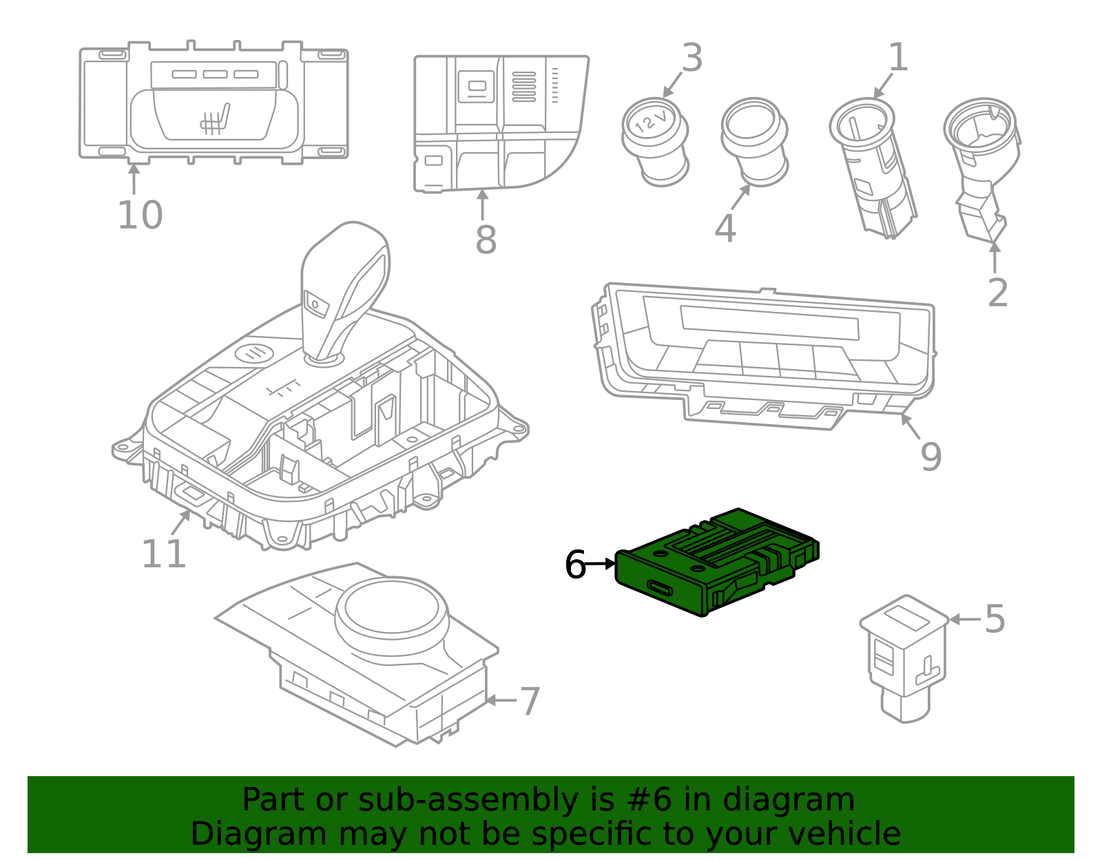 84108711939 - 2020-2023 BMW USB Port (84-10-8-711-939) | BMW of South ...