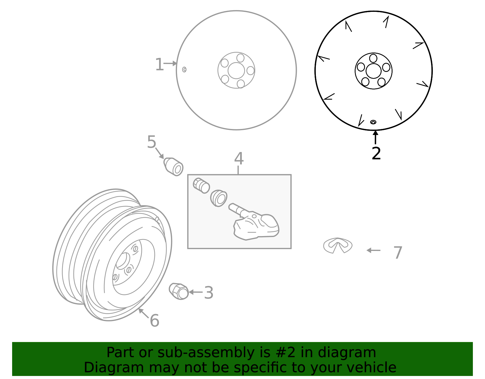 D0C00-1BU4A - Wheel, Alloy 2011-2015 INFINITI | Official INFINITI Parts ...