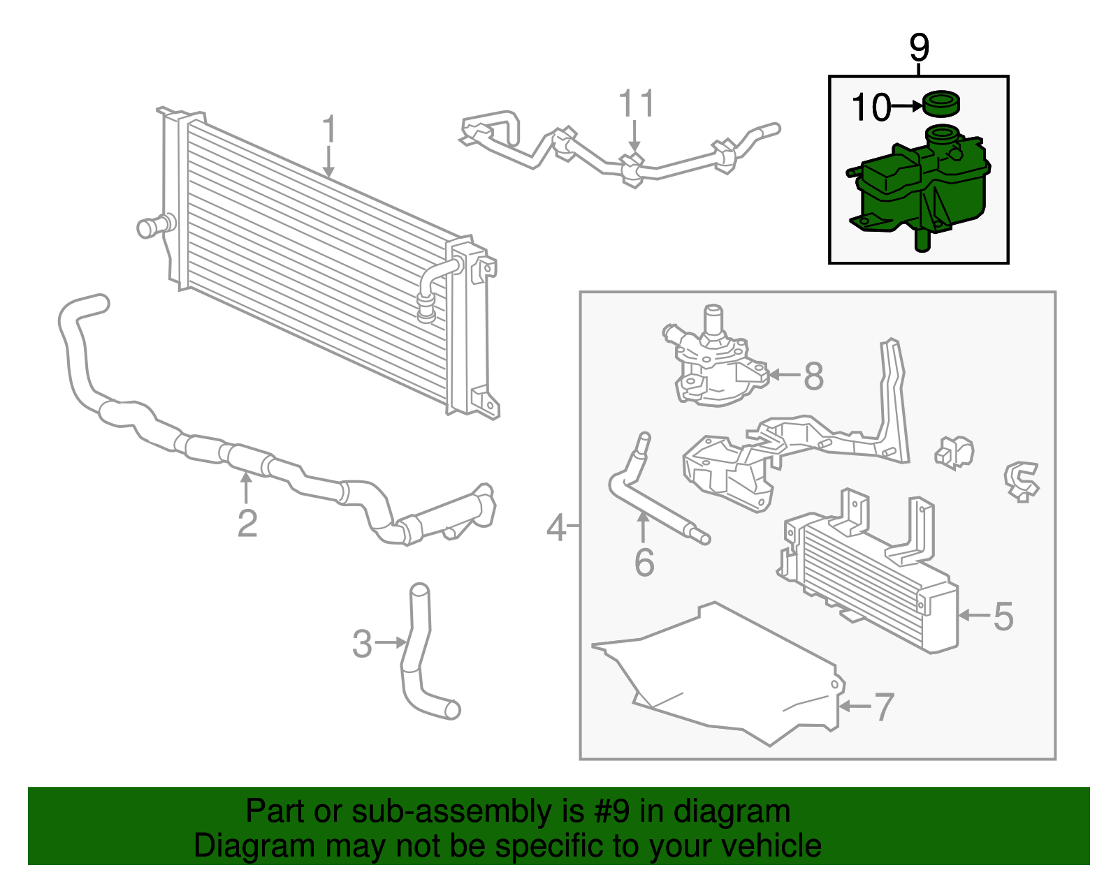 Genuine Toyota Drive Motor Inverter Coolant Reservoir part# G92A0-48043 ...