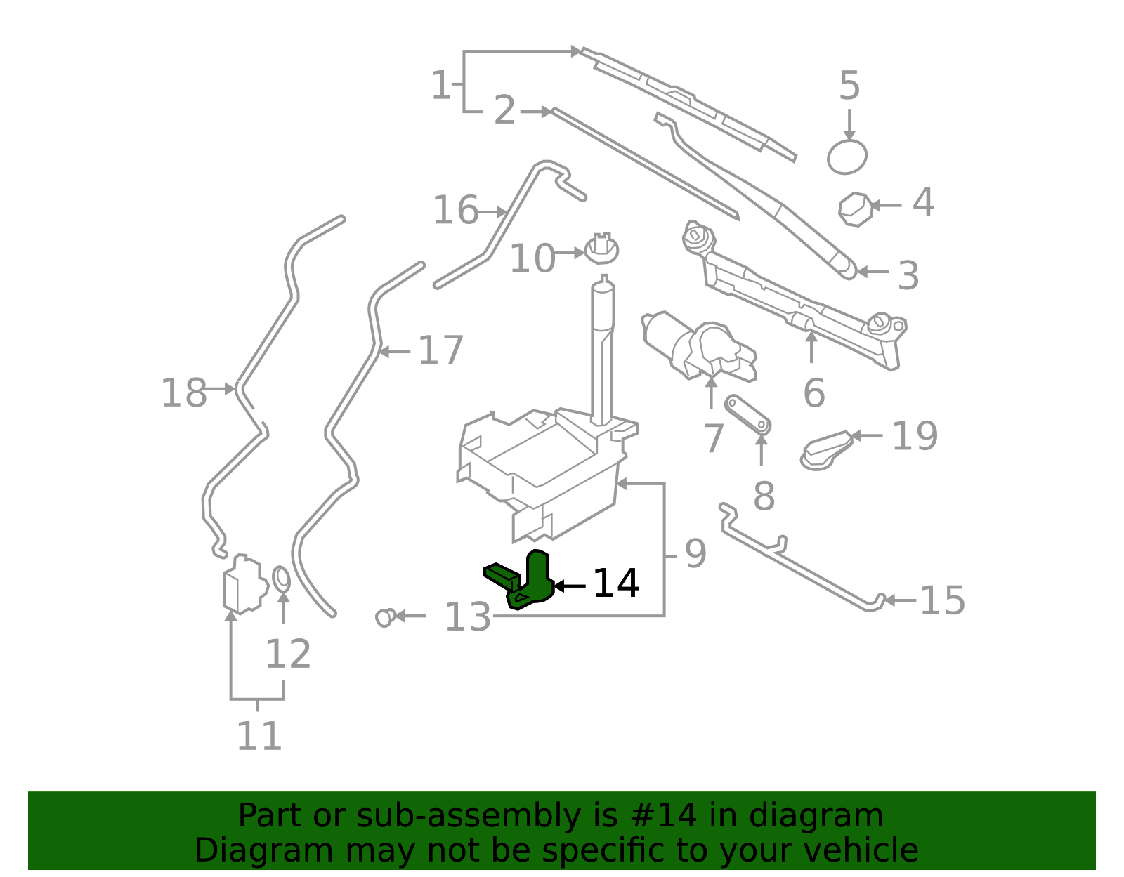 2005-2015 Hyundai Washer Fluid Level Sensor 98520-3F000 | OEM Parts Online