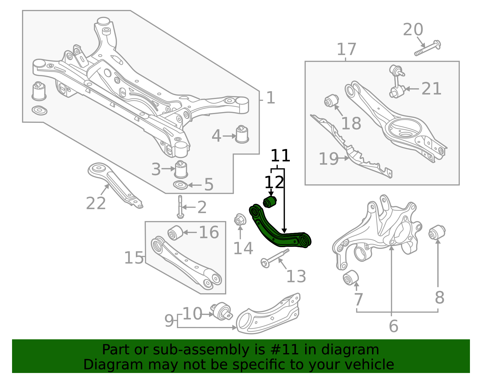 Genuine Upper Control Arm for 2020-2025 Hyundai Sonata | Part# 55120 ...