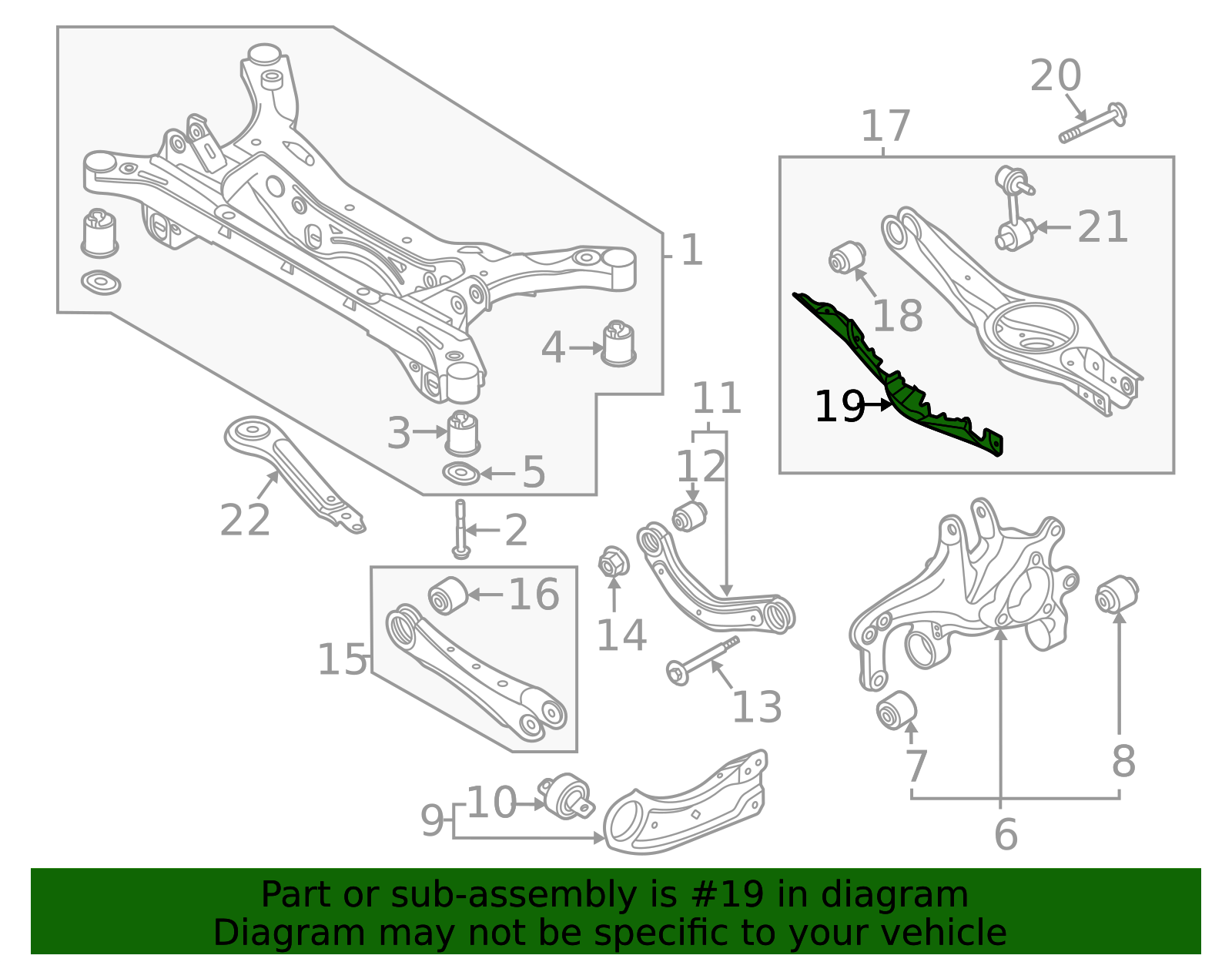 2020-2025 Hyundai Sonata Lower Control Arm Cover 55230-L1000 | MotorMotor