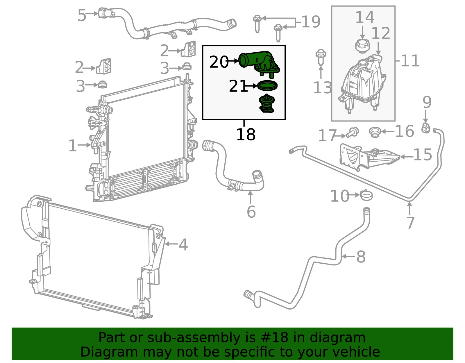 Thermostat Housing 68136754AA | Mopar Parts Canada