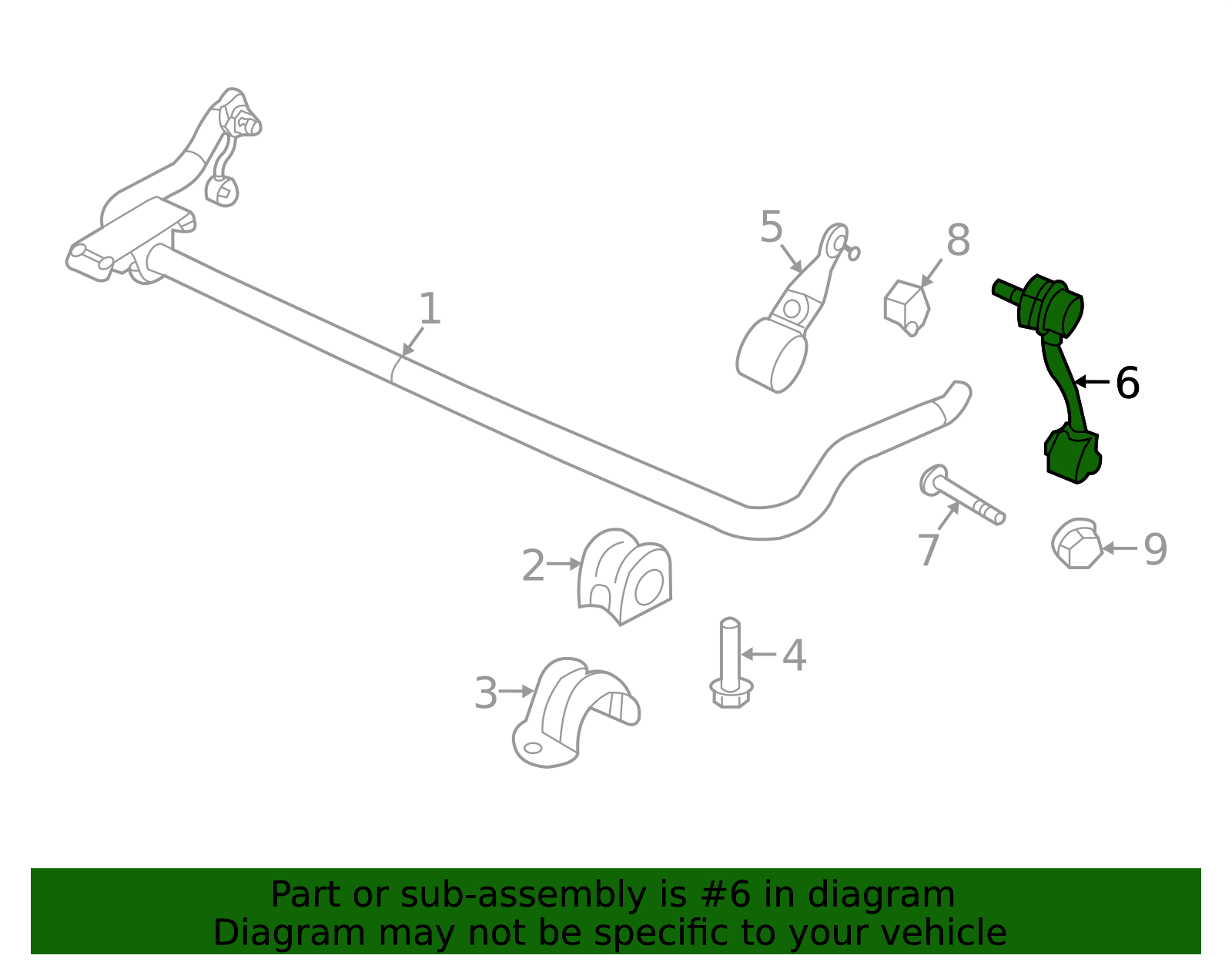 2018-2024 Jeep Stabilizer Link 68293033AC | Mopar Parts Canada