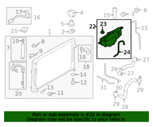Reservoir Assembly 21710-JK000 | Nissan Parts Central