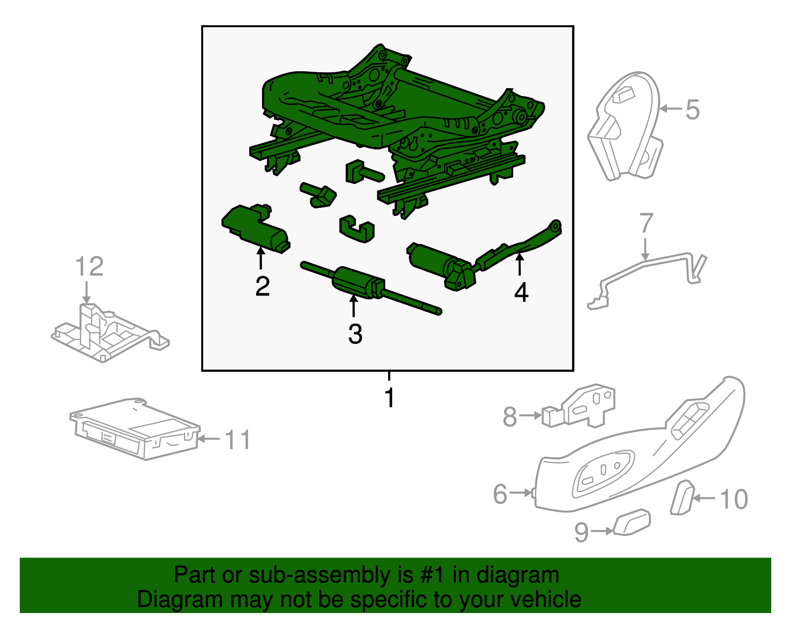 2016-2024 Chevrolet Camaro F Frame 13529720 | Shop Matick Buick GMC