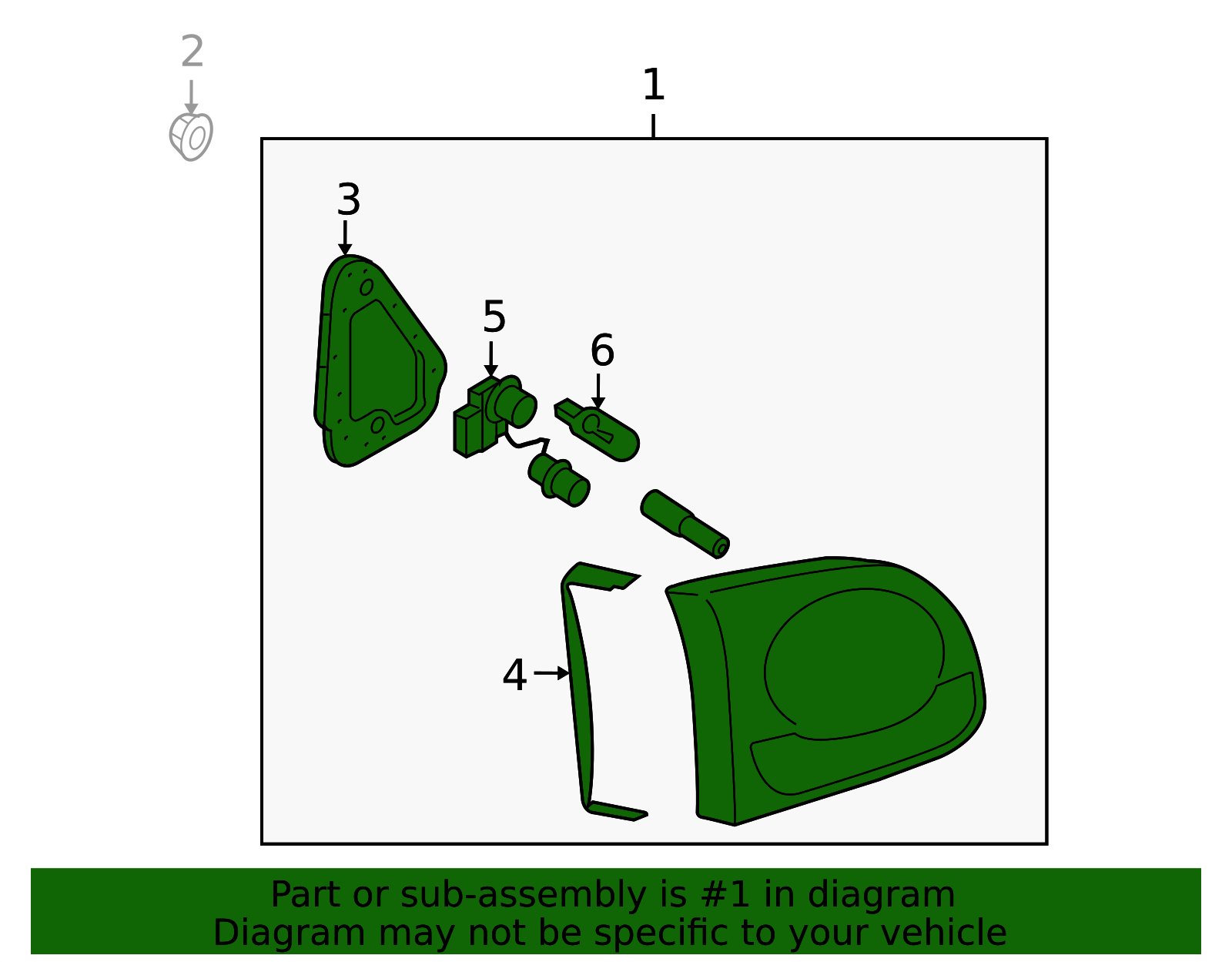 5N0-945-108-C - Volkswagen Tail Lamp Assembly 2009-2011 Volkswagen ...
