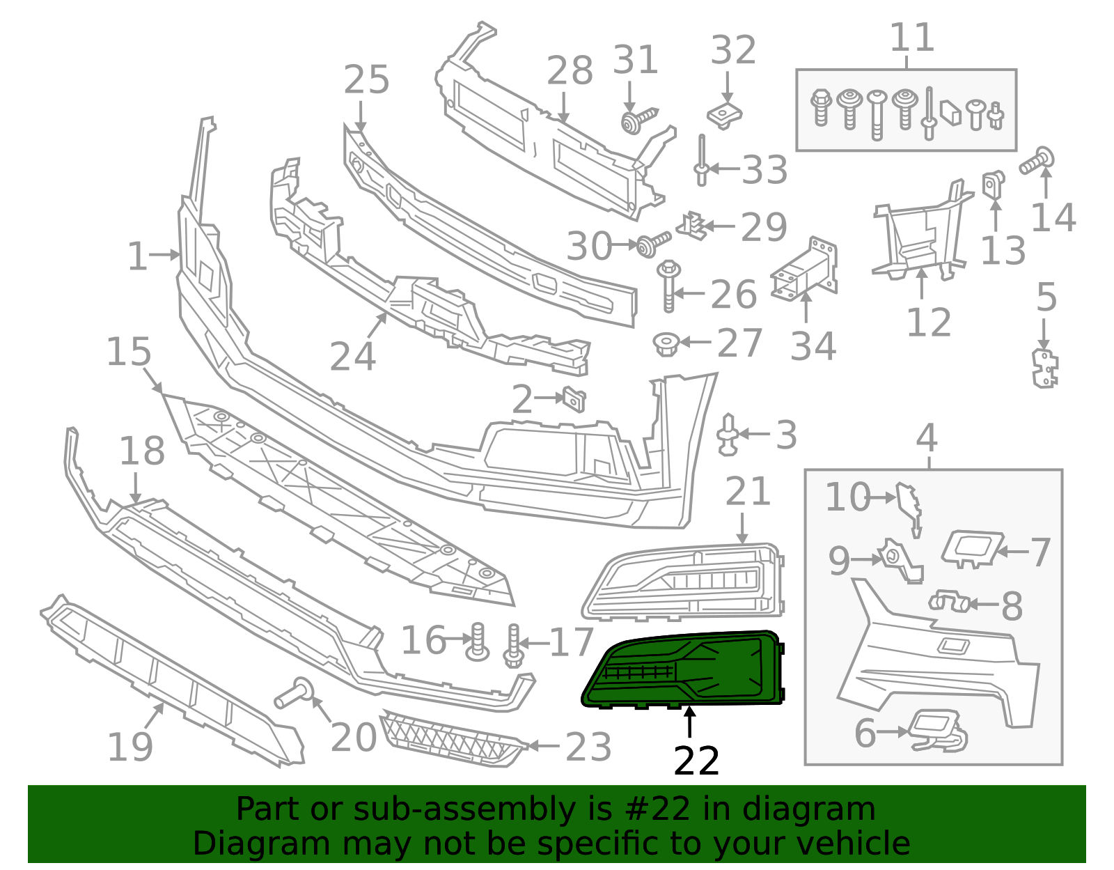 8W0-807-681-Q-9B9 - 2017-2019 Audi A4 allroad - Upper Grille 2017-2019 ...