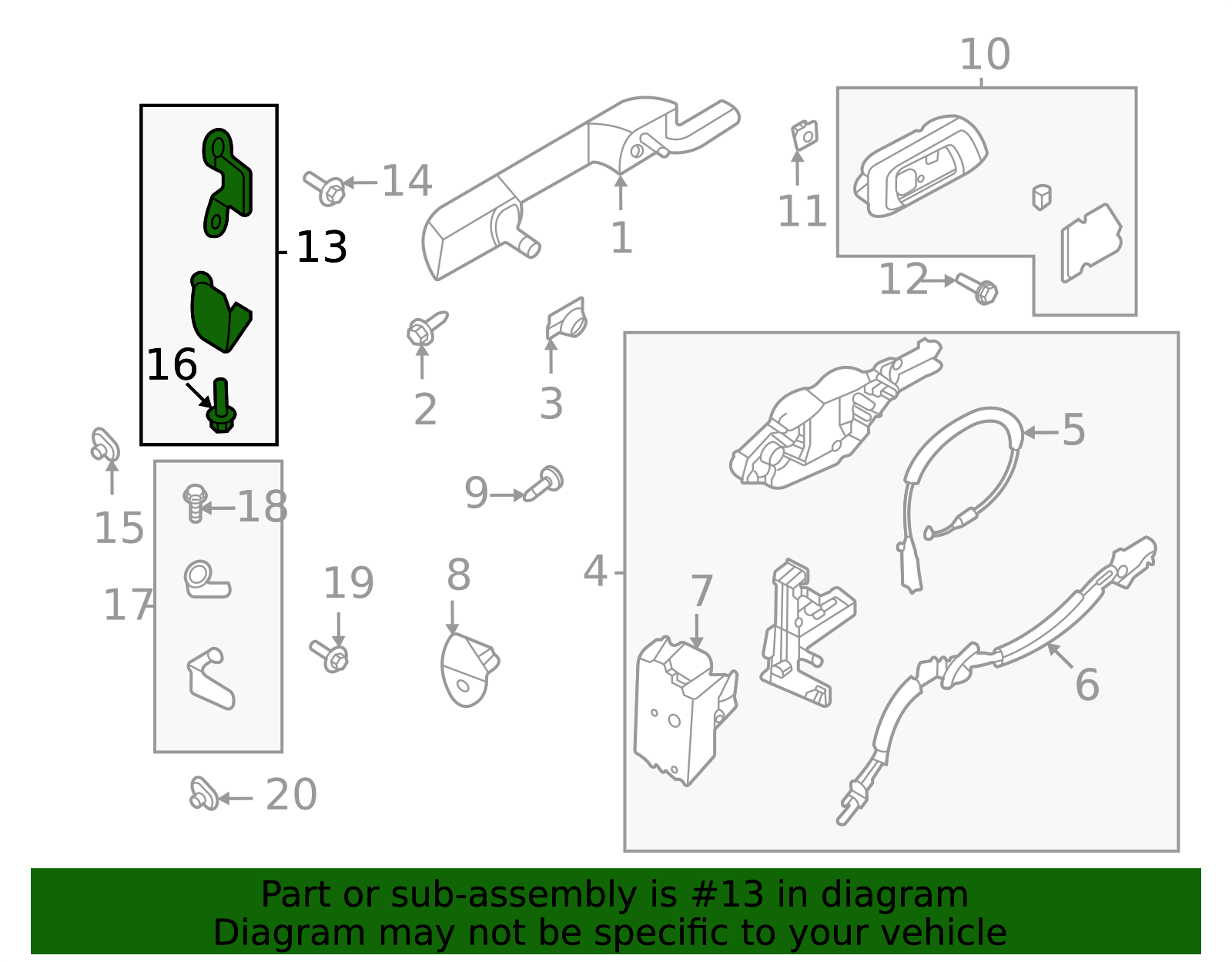 Lower Hinge N2DZ-7842900-A | Awesome Parts Ford