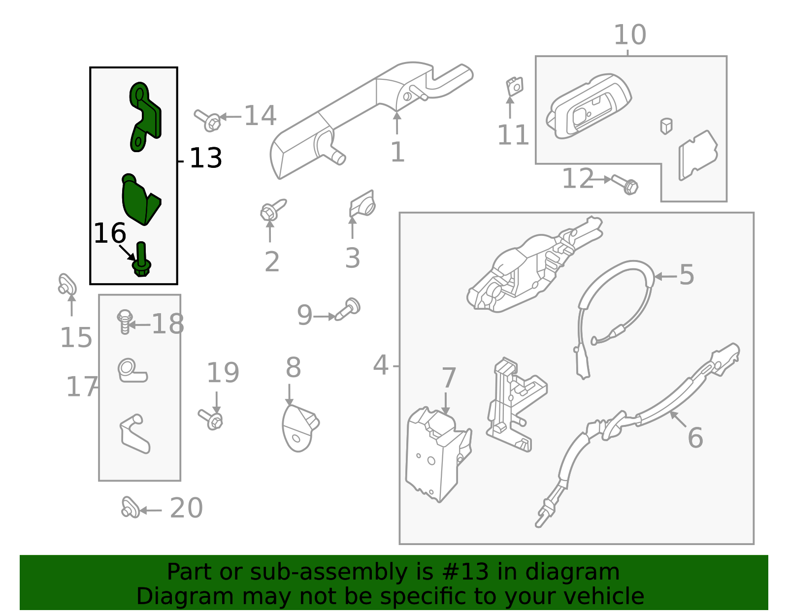 2021-2025 Ford Bronco Upper Hinge M2DZ-7826800-A | Ford OEM Parts Outlet
