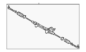 2004-2009 Toyota 4Runner Rack and Pinion 44200-35070 | OEM Parts Online