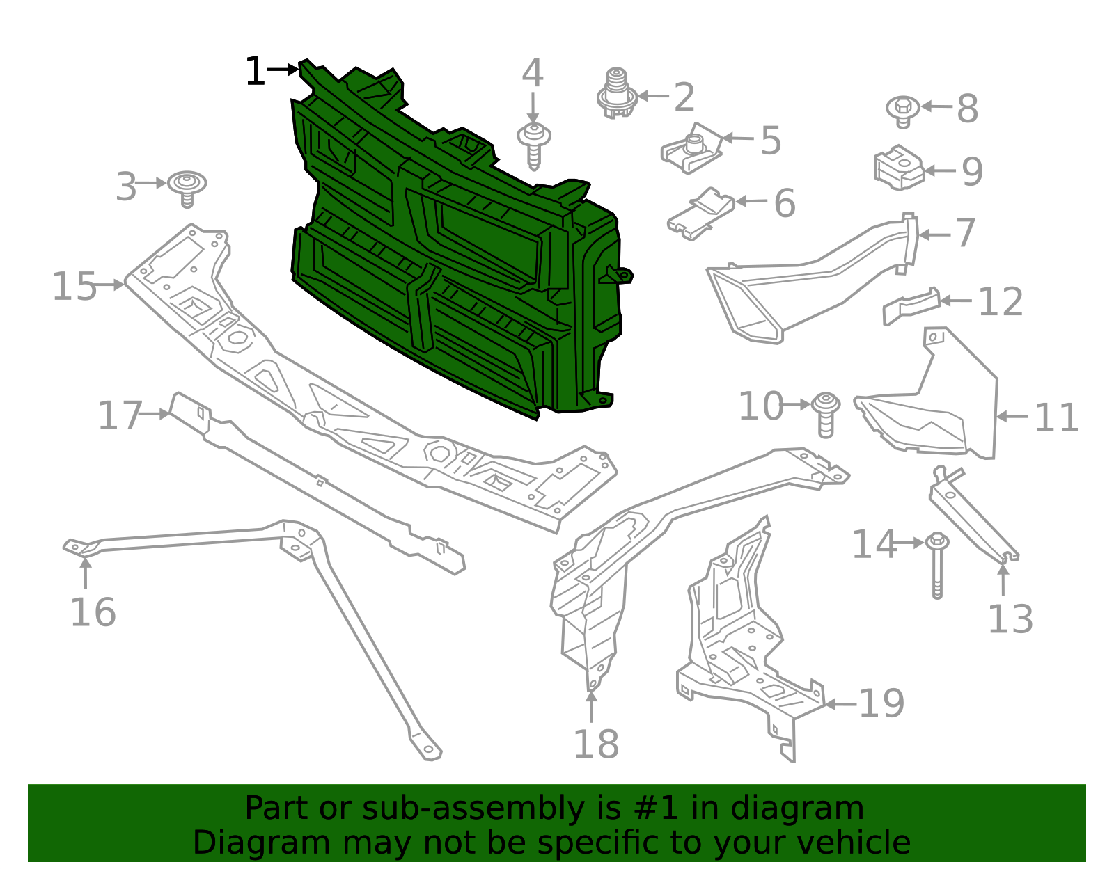 51748069176 - 2018-2023 BMW X2 Cooling Duct (51-74-8-069-176) | BMW of ...