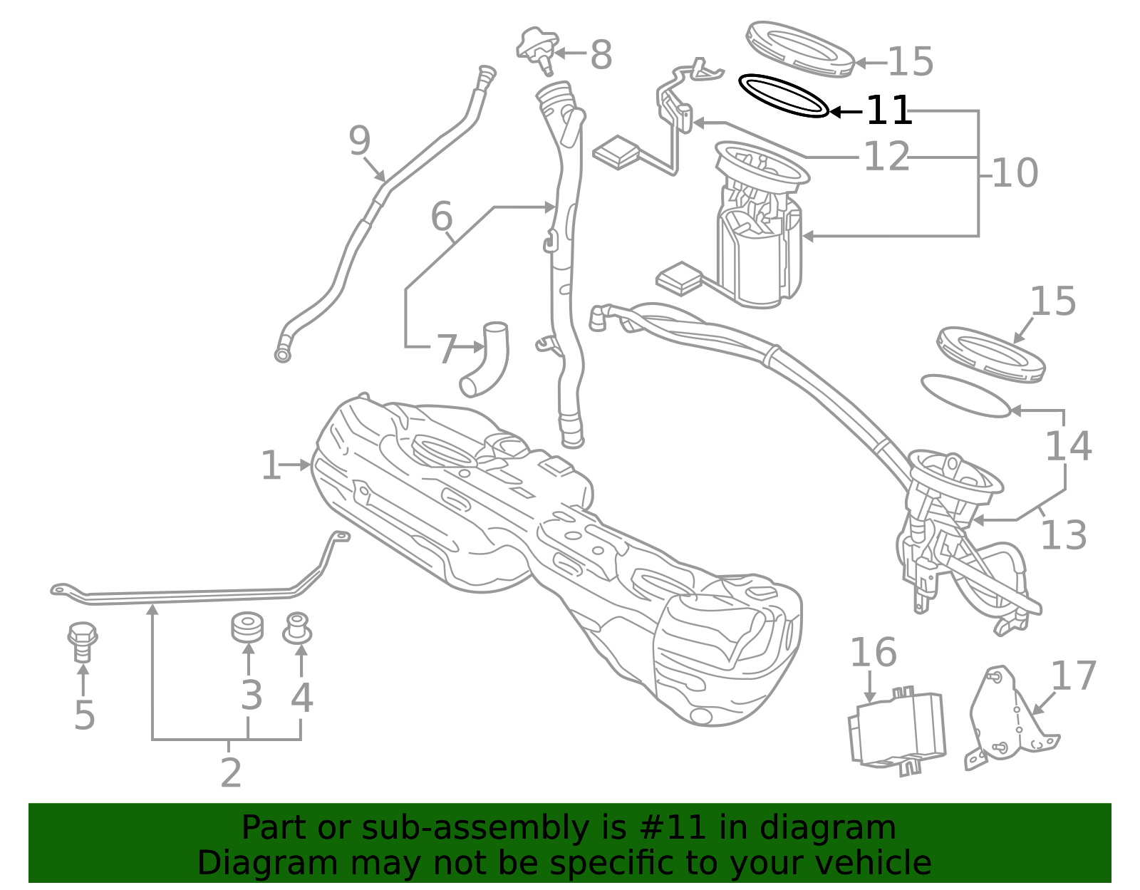 16-11-6-765-055 - Fuel Pump Tank Seal BMWPartsDirect.com