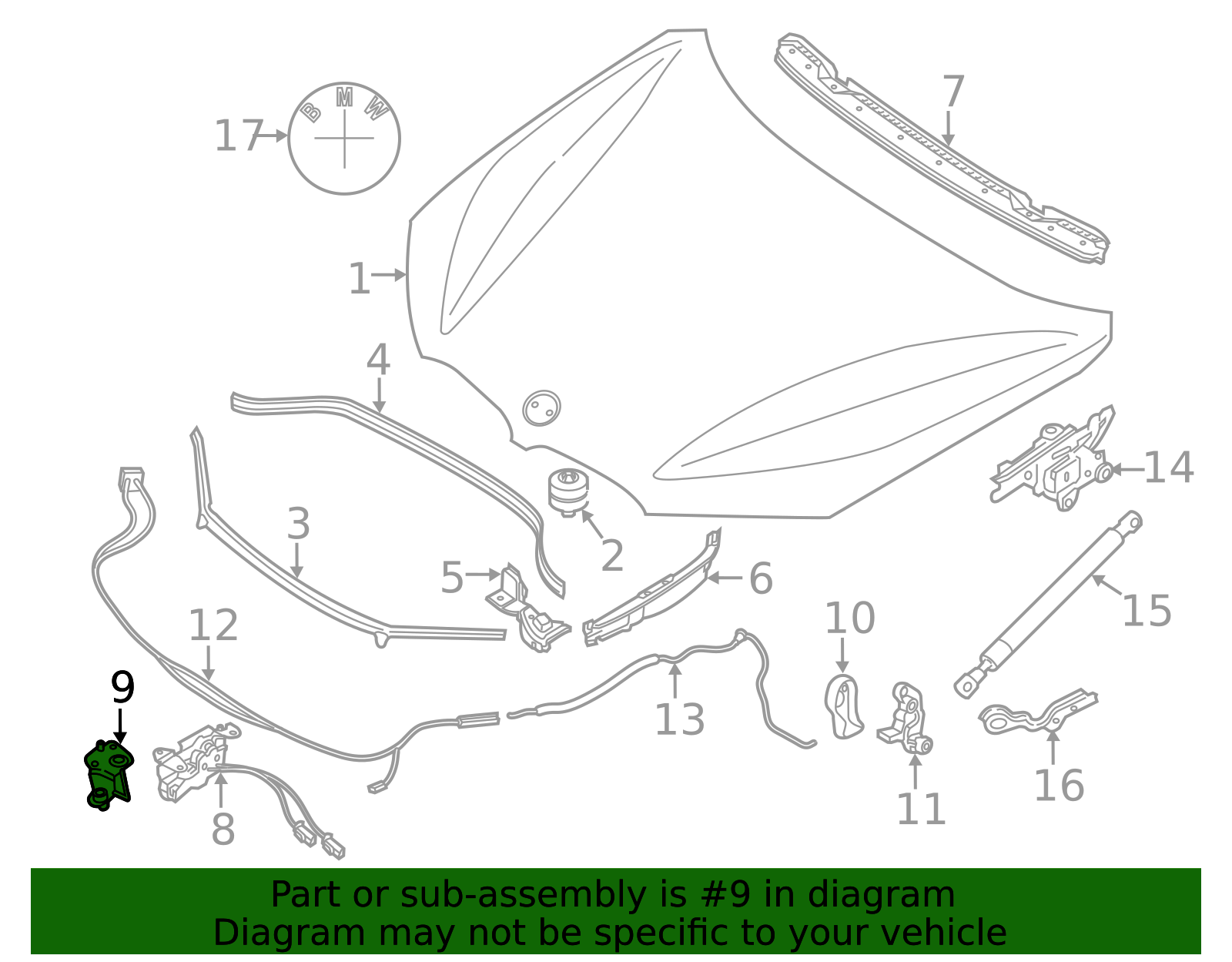 51-23-7-435-104 - Striker - 2016-2022 BMW X1 | BMW Parts Exchange