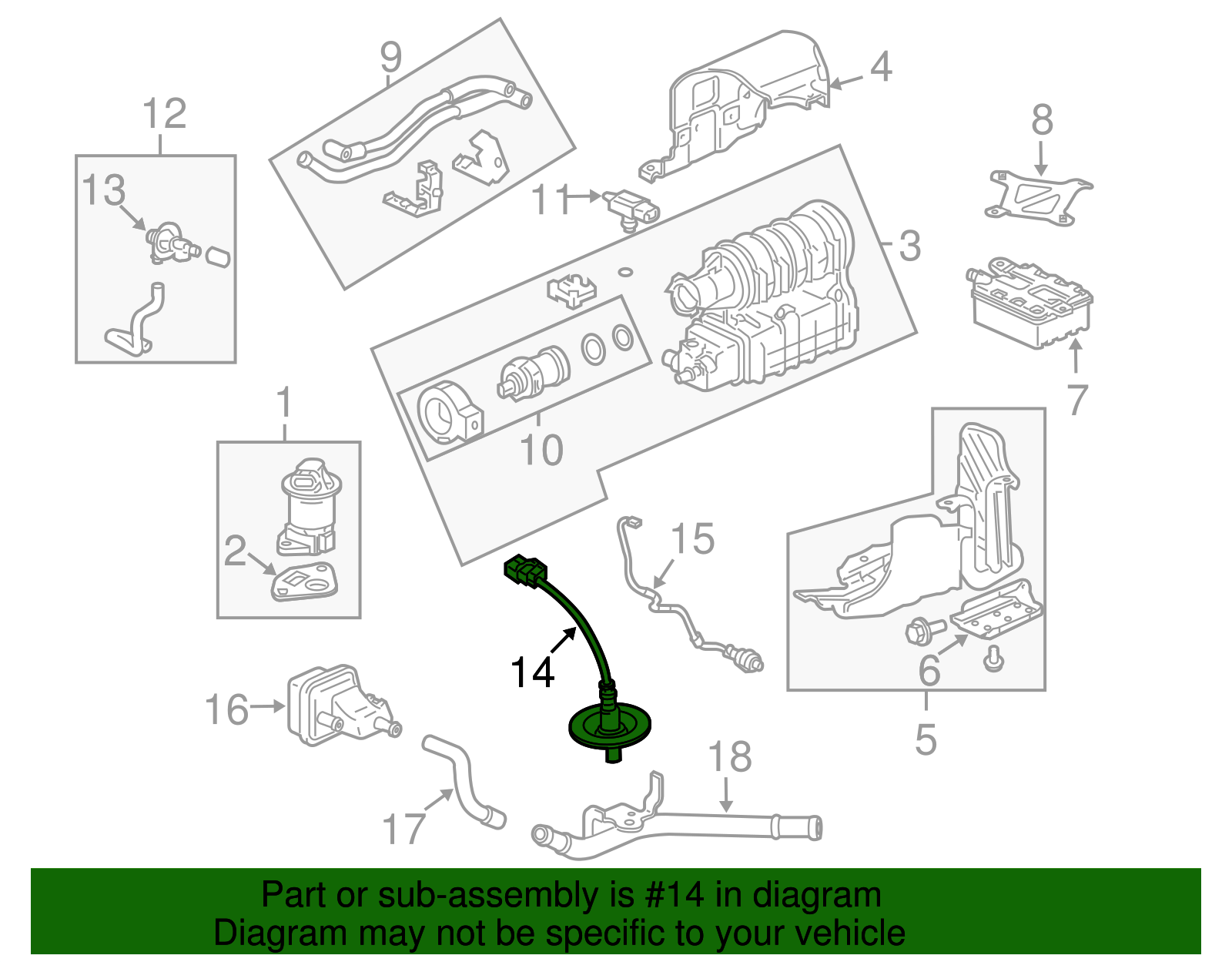 OEM 2011-2016 Honda Oxygen Sensor 36531-RE0-003 | Honda Automotive Parts