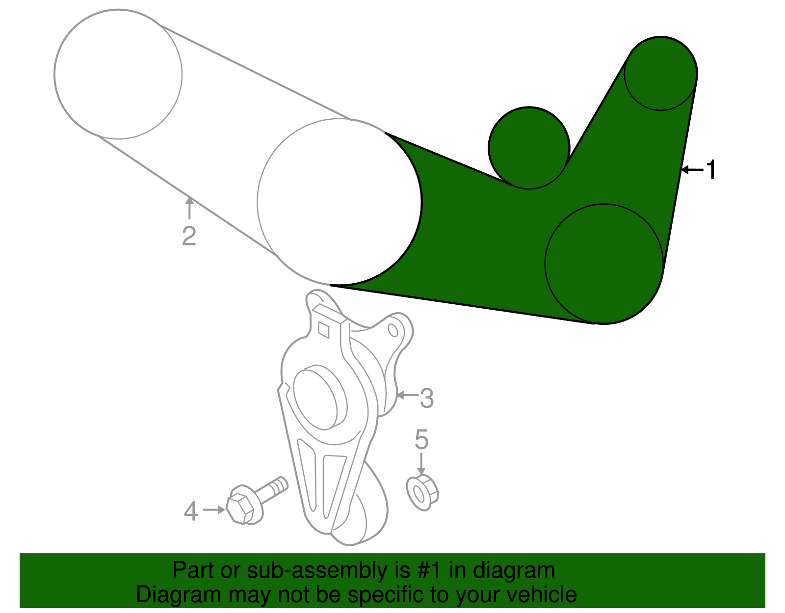 2014-2025 Mazda Serpentine Belt PY01-15-909A | OEM Parts Online