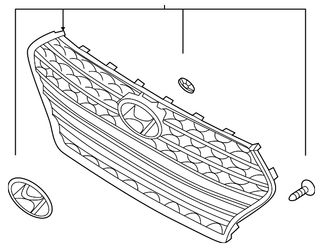 Genuine OEM Grille Part# 86350-J0010 Fits 2018-2022 Hyundai Accent: Up ...