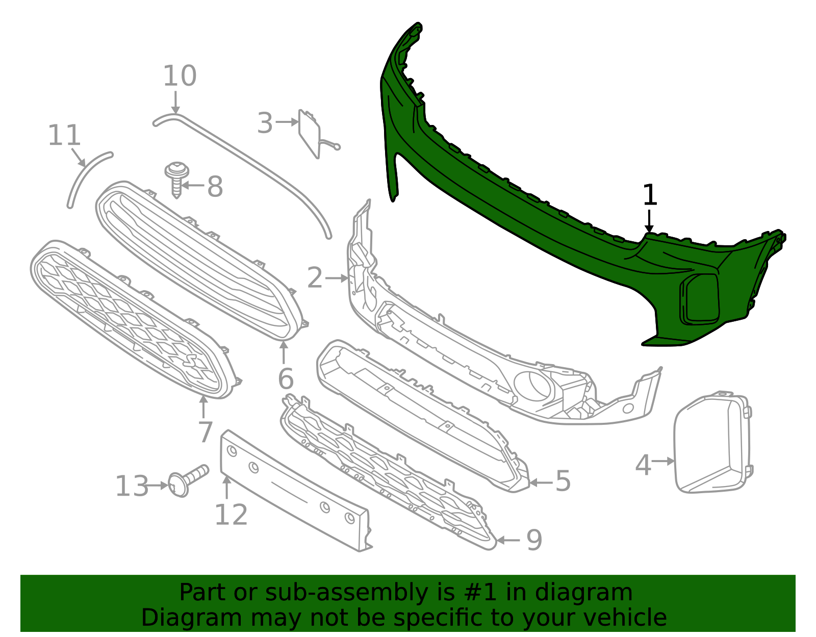 51-11-9-880-353 - Bumper Cover | BMWPartsHub
