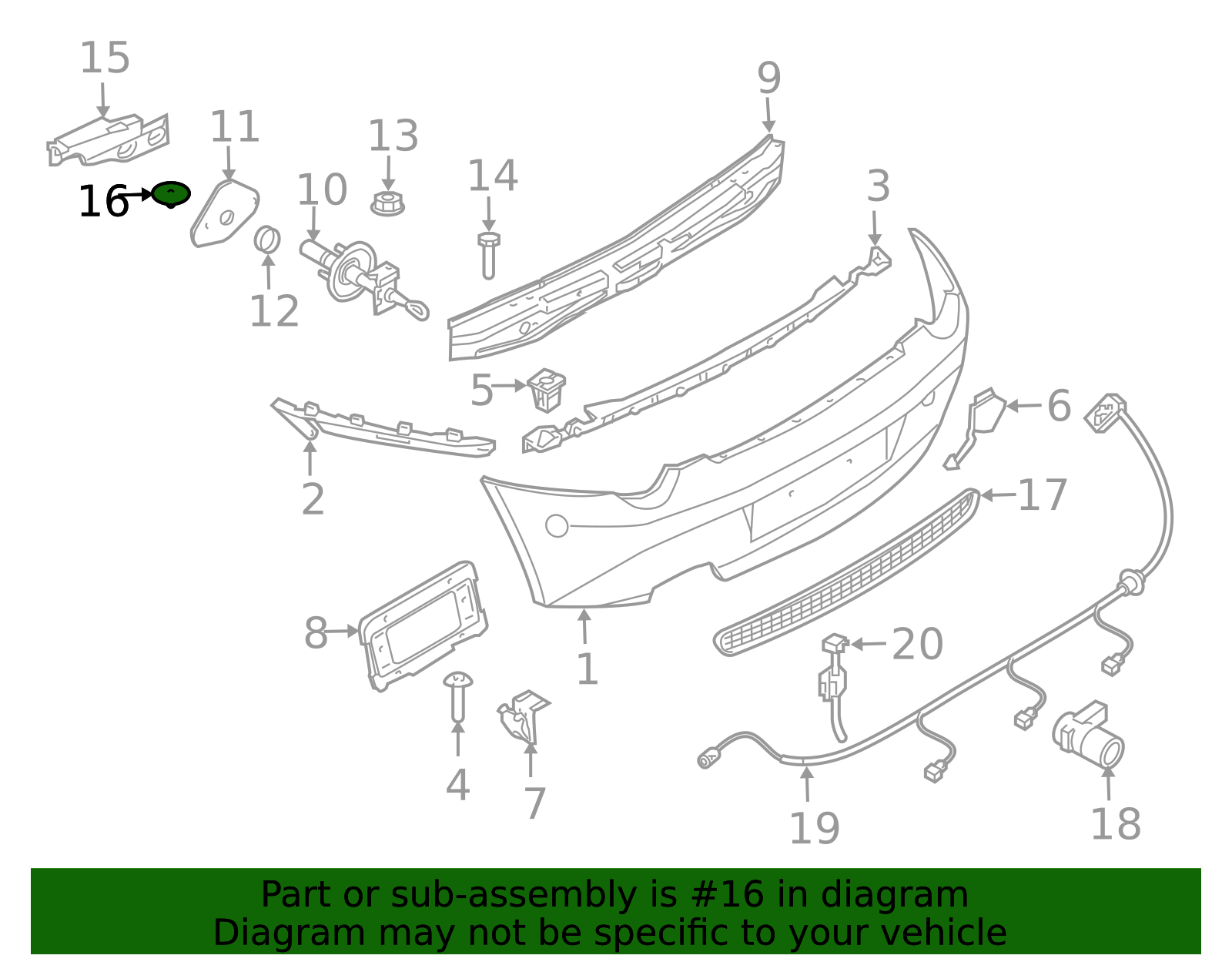 51488245867 - Mount Plate Clip (51-48-8-245-867) | BMW of South Atlanta ...