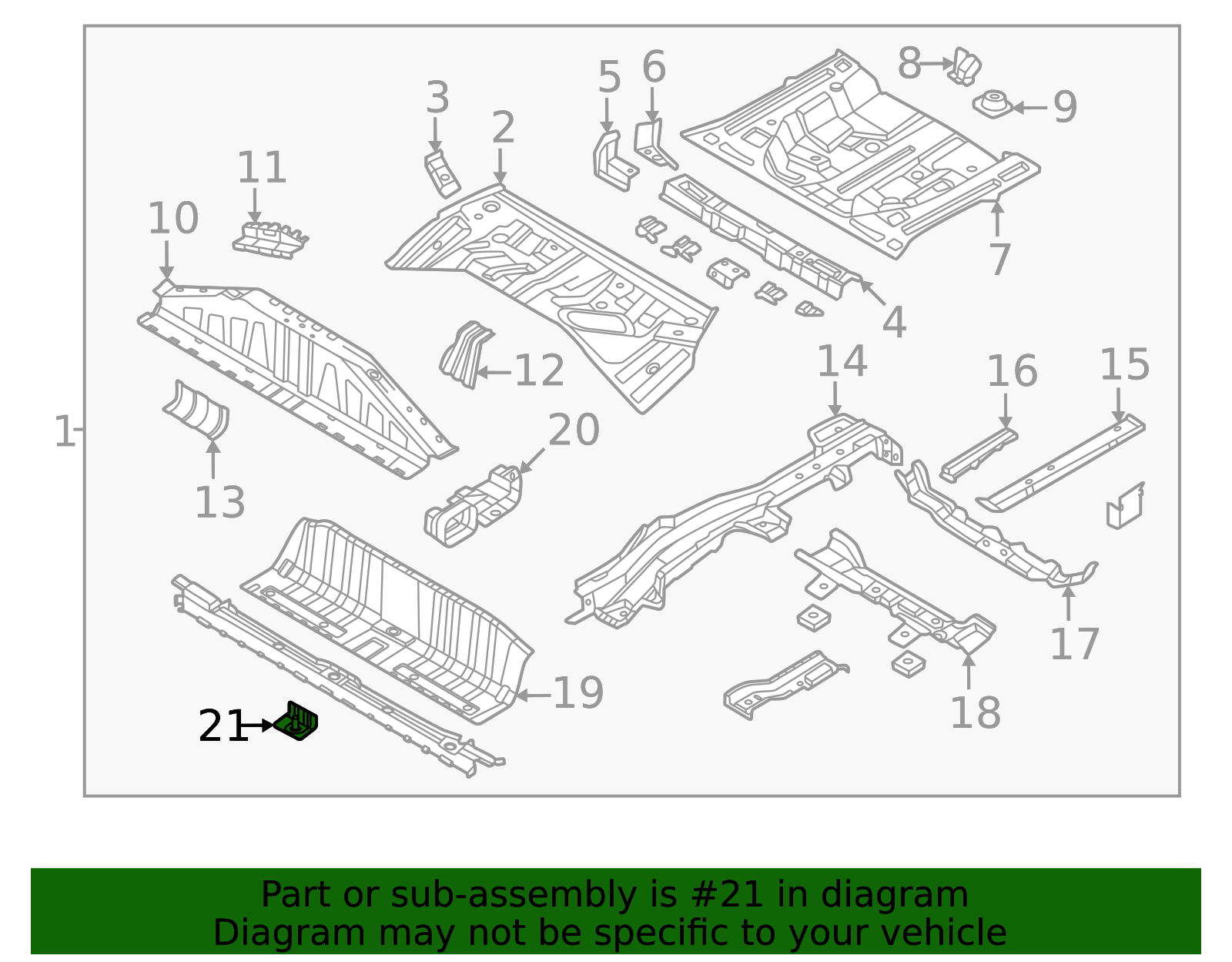 655C3-BF000 - High-Quality Mount Bracket for 2024-2025 Hyundai Kona ...